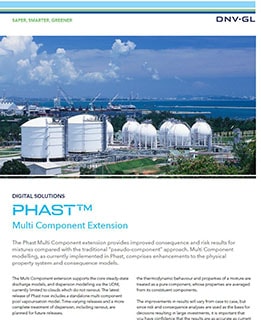 Atmospheric dispersion modelling | Phast Multi-Component Extension