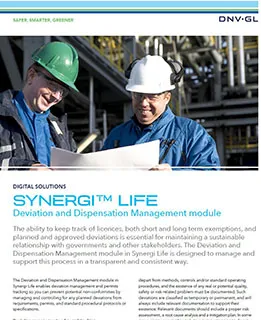 Permit Management | Deviation and Dispensation Management | Synergi Life
