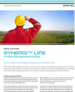 Incident Management software and compliance requirements | Synergi Life